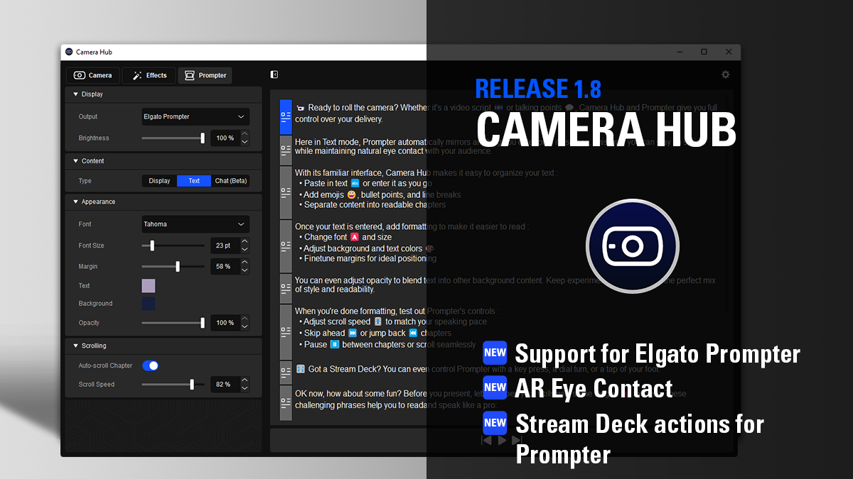 Elgato Camera Hub 1.8.1 Release Notes – Elgato