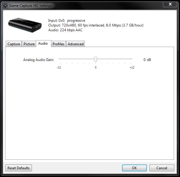 Elgato Game Capture HD 3.6 Software Interface (Windows) – Elgato