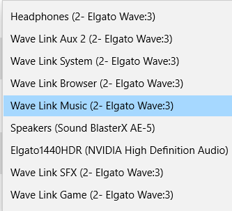 Wave Link — Route Audio to Wave Link Input (Windows 10) – Elgato