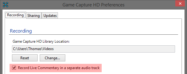 Separate Audio Tracks with Elgato Game Capture HD – Elgato