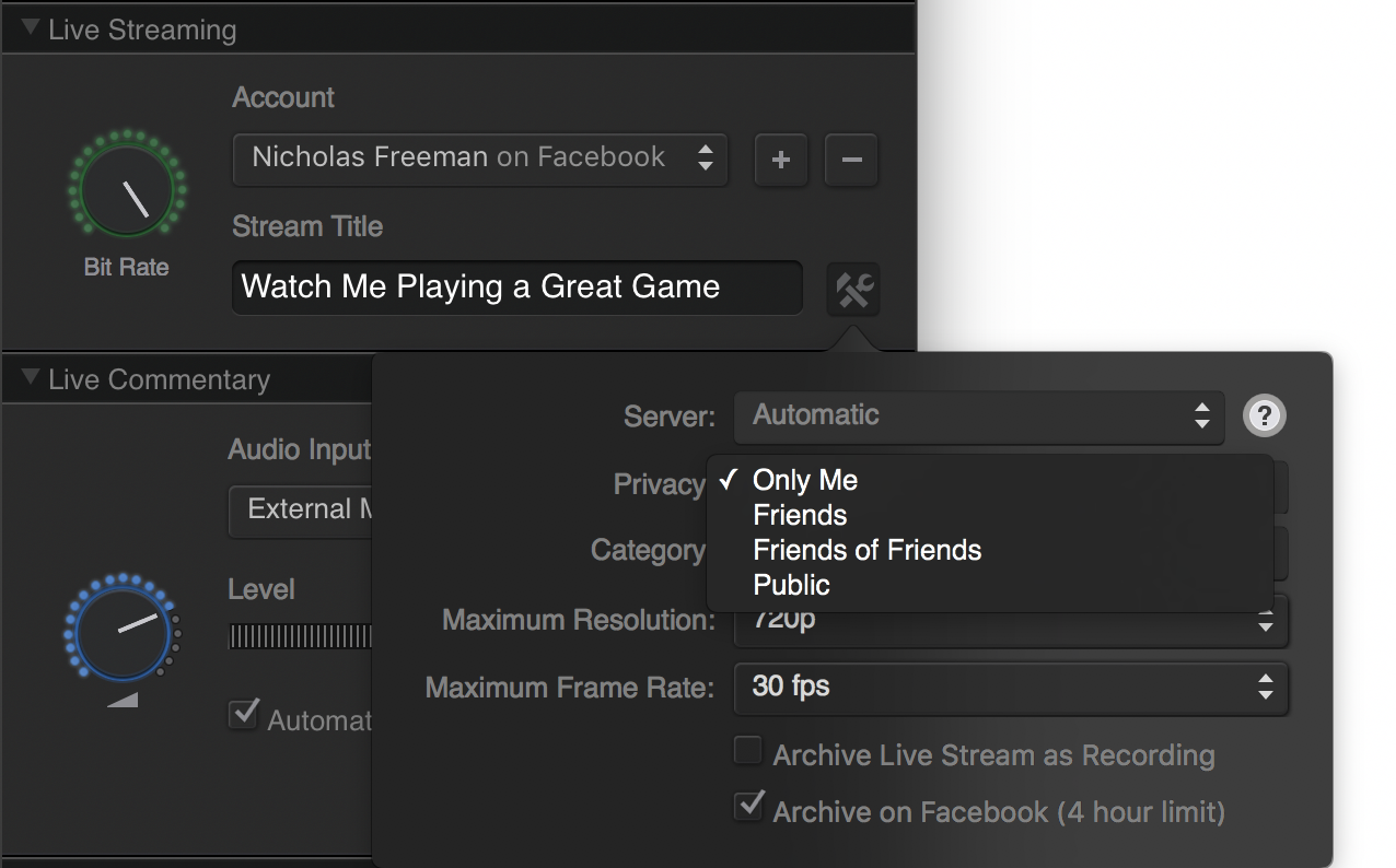 Facebook Streaming and Elgato Game Capture HD – Elgato