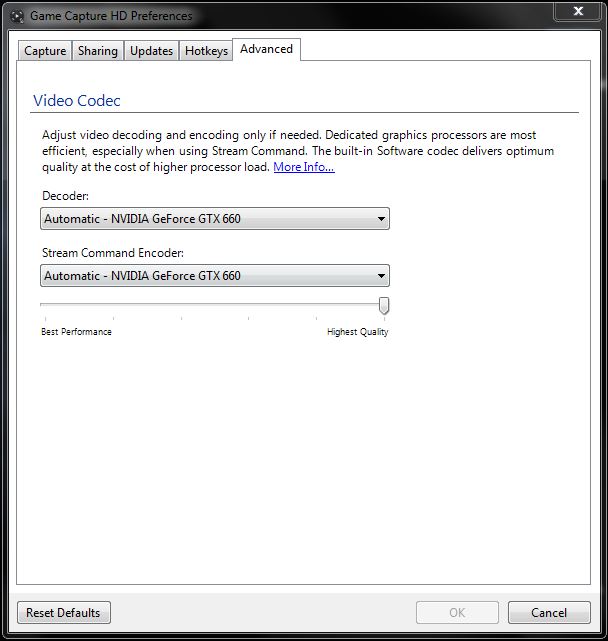 Elgato Game Capture HD 3.1 Software Interface (Windows) – Elgato