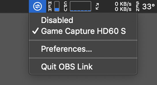 OBS Link – Setup – Elgato